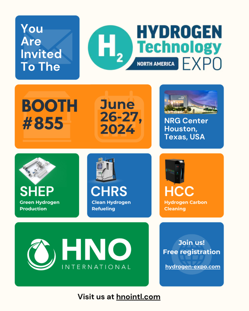 Join Us at the Hydrogen Technology Expo 2024 - HNO International